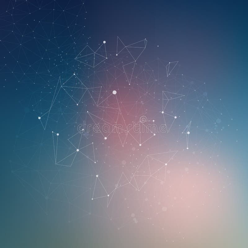 Modern Technology Design with Connecting Lines and Dots 2104 Stock ...