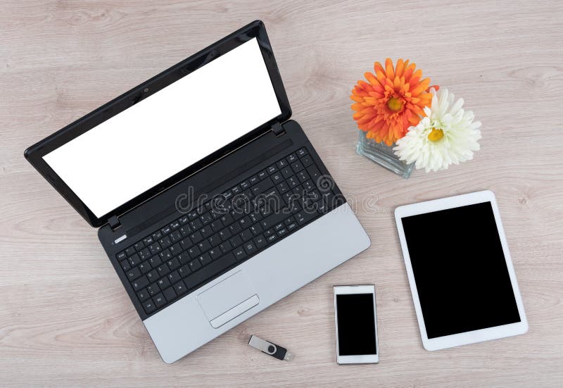 Modern technology devices stock image. Image of equipment - 61533881