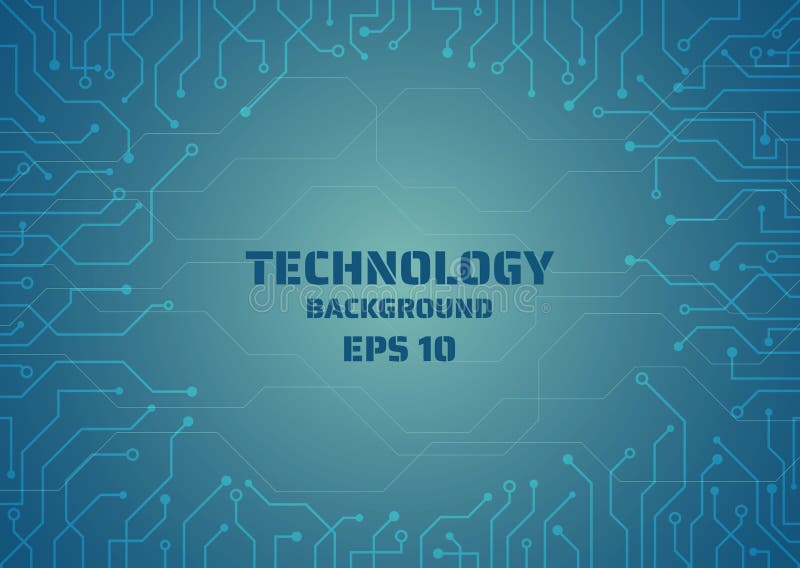 Modern Technology Digital Line Complex Design with Space for Your Text ...