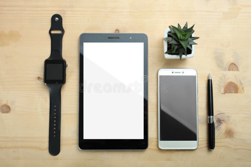 Modern technology, gadgets stock image. Image of plant - 106675505