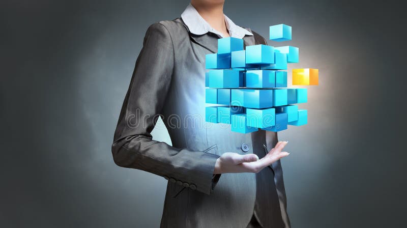 New Technology Integration Concept . Mixed Media Stock Photo - Image of ...