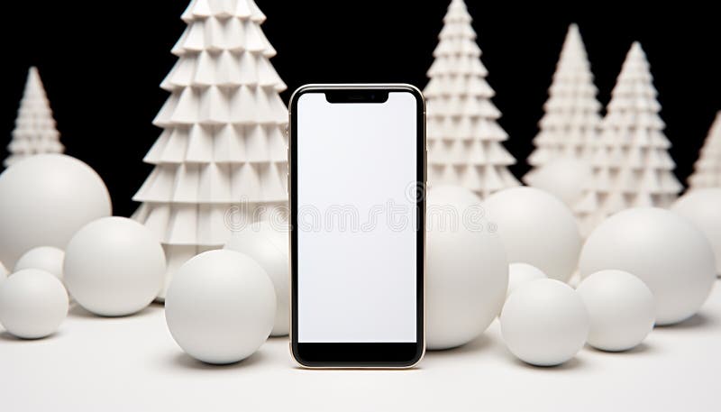 Modern Technology, Mobile Phone Connects People Worldwide Generated by ...