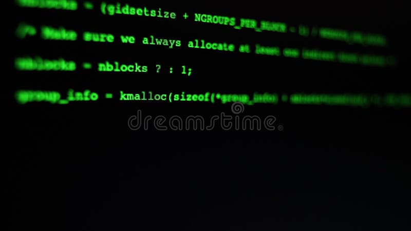 Modern Technology Programming Language Execution Of Computer Code Command Program Writing