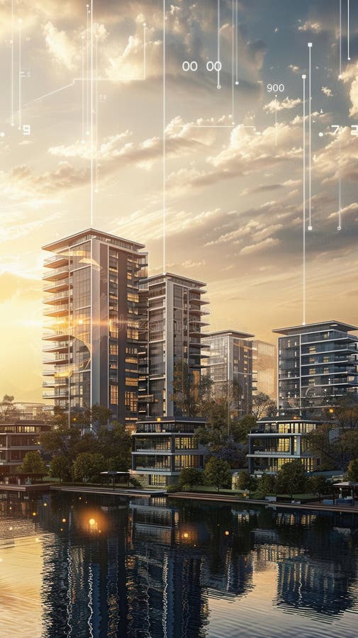 Modern Technology in Real Estate. Smart Real Estate Integration Concept ...