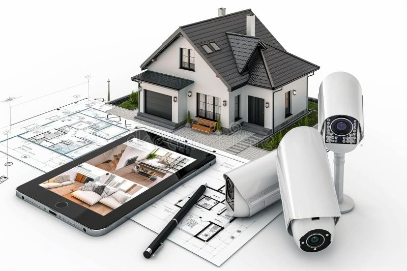 Modern Technology in Smart Security Systems Uses Networked Cameras for ...