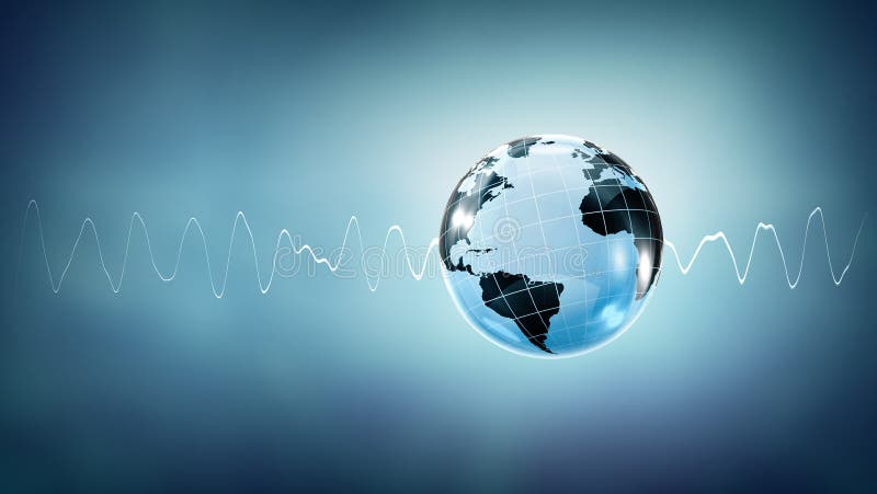 Modern technology of sound stock illustration. Illustration of abstract ...