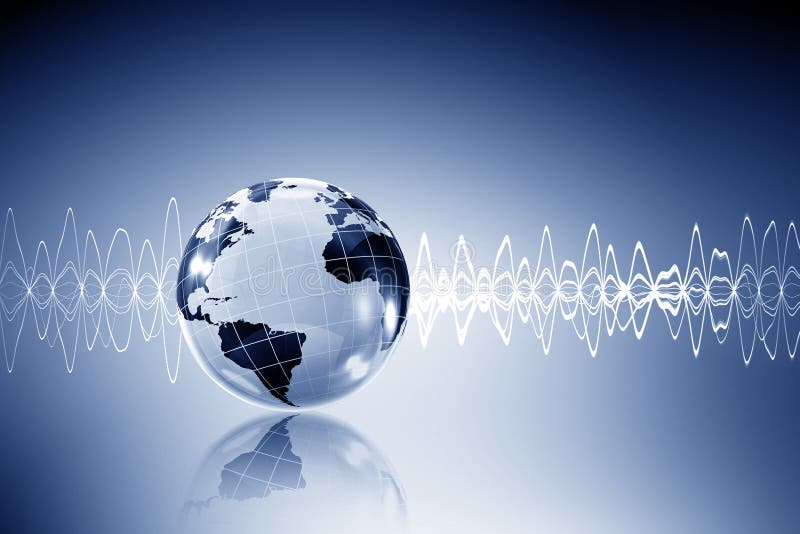 Modern technology of sound stock illustration. Illustration of shine ...