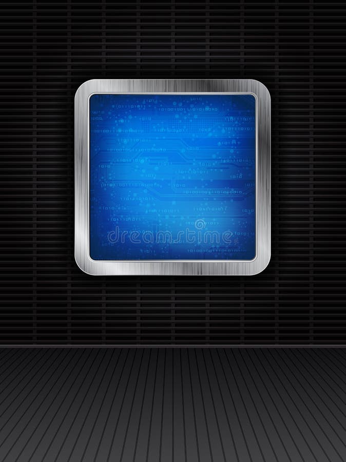 Technology Theme Design Elements Stock Vector - Illustration of ...