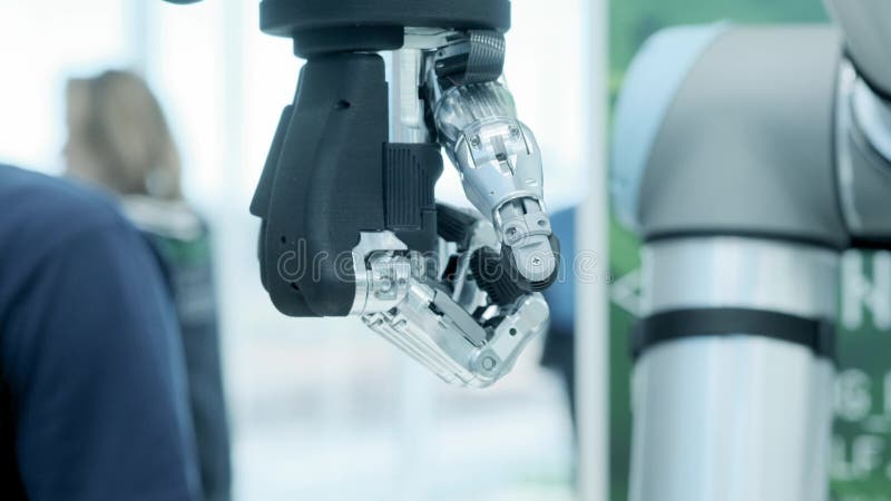Modern Technology Today. Robotic Human Arm is a Manipulator. Modern ...