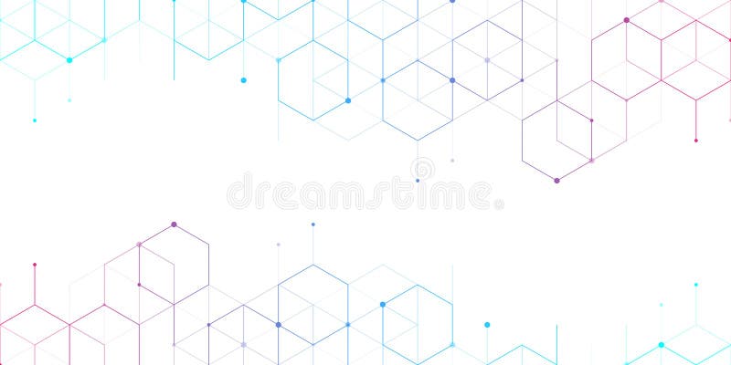 Modern Technology Vector Illustration with Square Grid. Technology ...