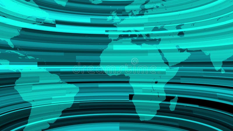Modern Techy Background with Earth Map for Presentation. News ...