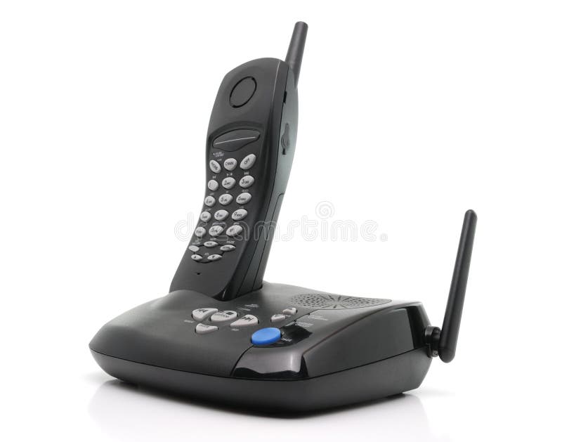 Cordless Phone stock photo. Image of wireless, hand, closeup - 5122440