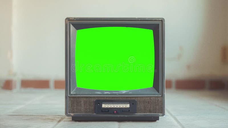 A Chroma Key Green Screen for Television Production in a Studio. Stock ...