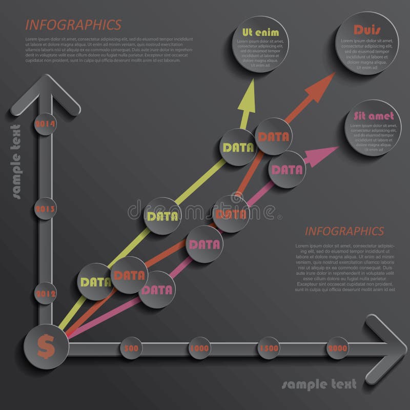 Modern Template Infographics Design Data Presentation Indicators Stock ...