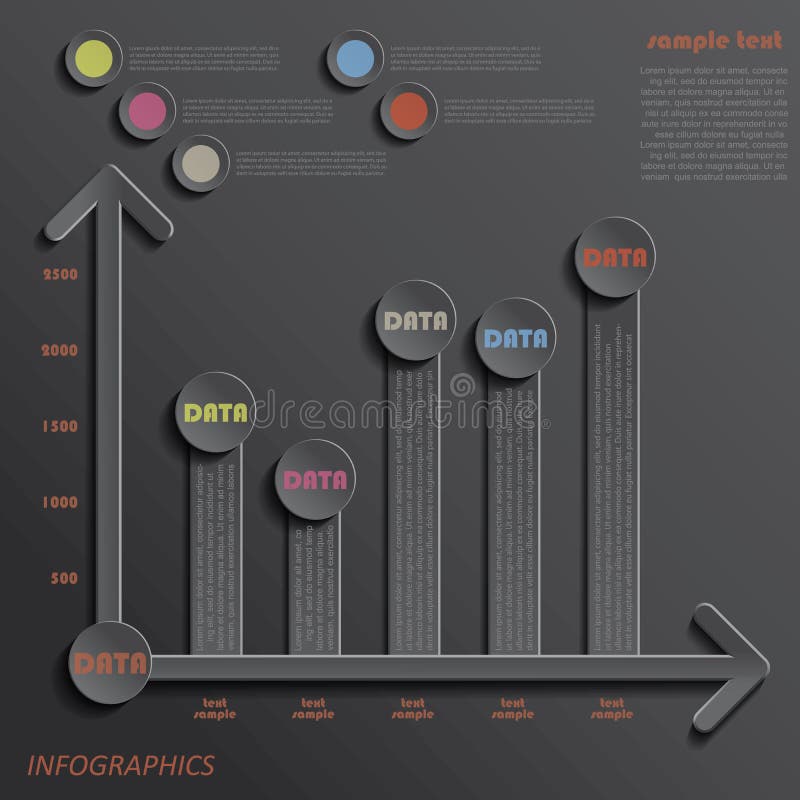 Modern Template Infographics Design Data Presentation Indicators Stock ...