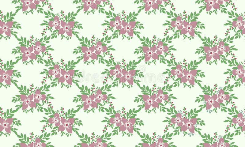 Modern Template for Spring, with Leaf and Floral Pattern Background ...