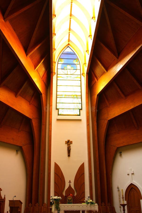 Modern temple interior stock image. Image of beams, grand - 3109969