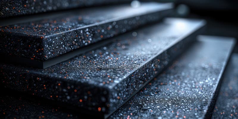 Modern Textured Steps with Glittering Details. Generative Ai Stock ...