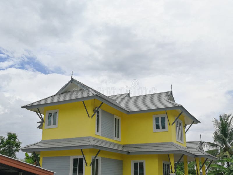 Modern Thai House stock image. Image of modern, travel - 119700407