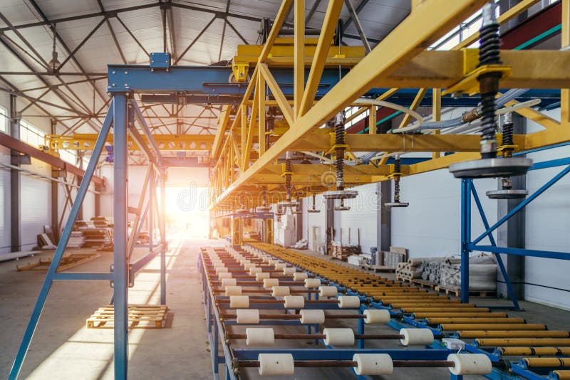 Modern Thermal Insulation Sandwich Panel Production Line. Machine Tools ...