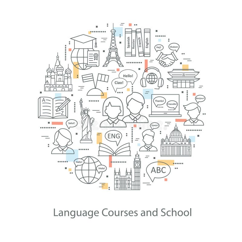 Modern Thin Line Concepts of Learning Foreign Languages, Language ...
