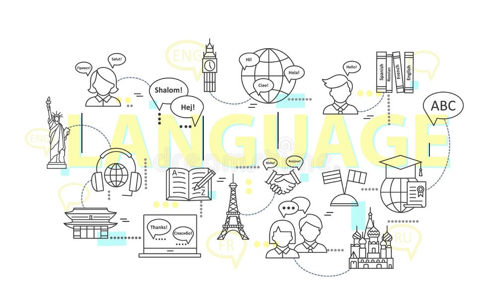 Modern Thin Line Concepts of Learning Foreign Languages, Language ...