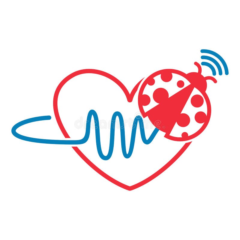 Heart Ladybug Stock Illustrations – 2,227 Heart Ladybug Stock ...