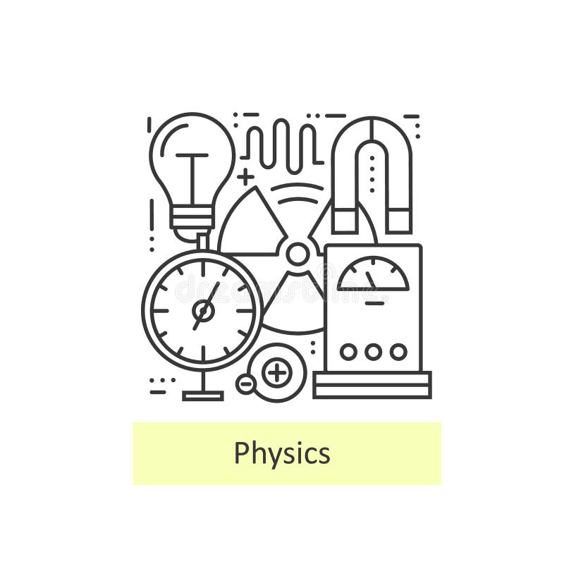 Vector Set of Logos Biology, Physics, Chemistry, Geometry. Stock Vector ...