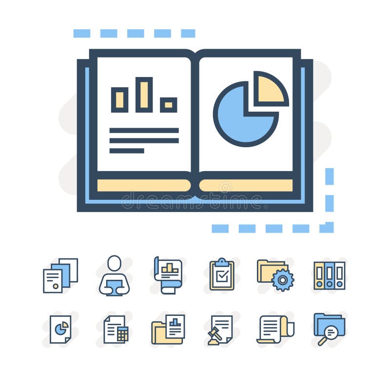 Modern Thin Line Icons Set of Project Planning and Business Workflow ...