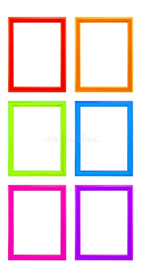 Modern Thin Red Picture Frame Stock Image - Image of framework, antique ...