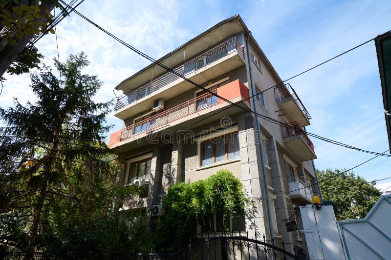 Modern Three-story Building Featuring Contemporary Architecture in a ...