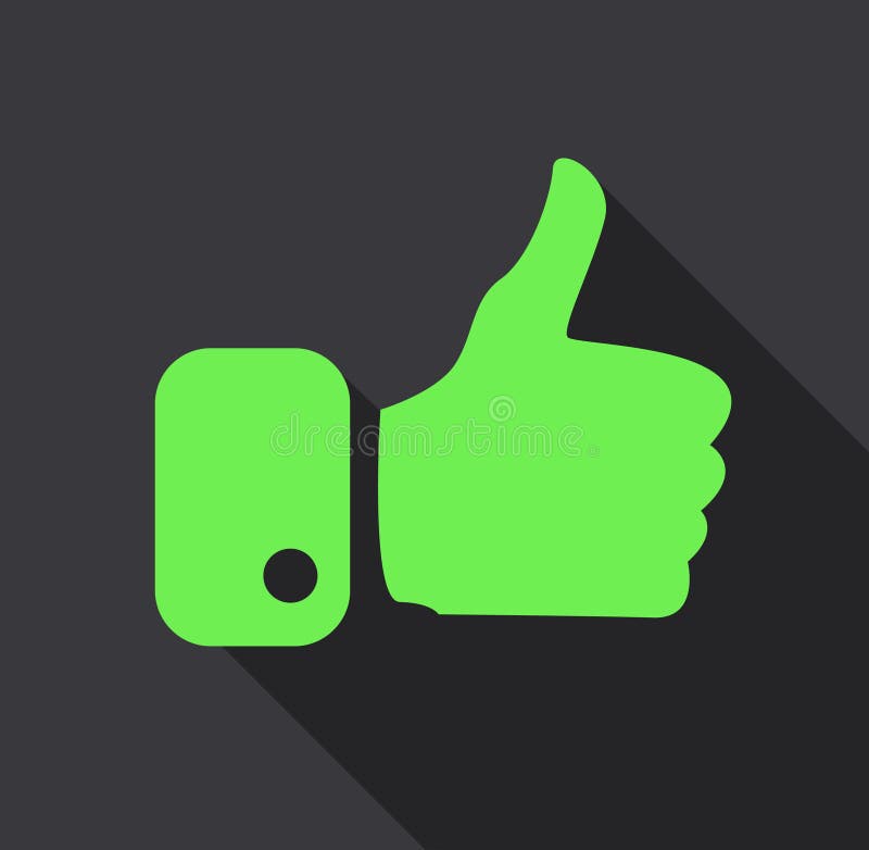 Modern Thumbs Up and Thumbs Down Icons Stock Vector - Illustration of ...