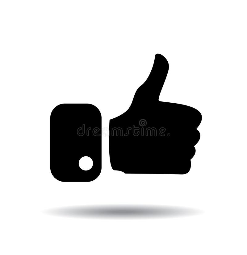 Modern Thumbs Up Icons stock vector. Illustration of correct - 117110456