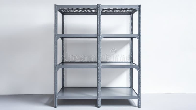 Modern 6Tier Metal Shelving Stylish Versatile Storage Solution Stock ...