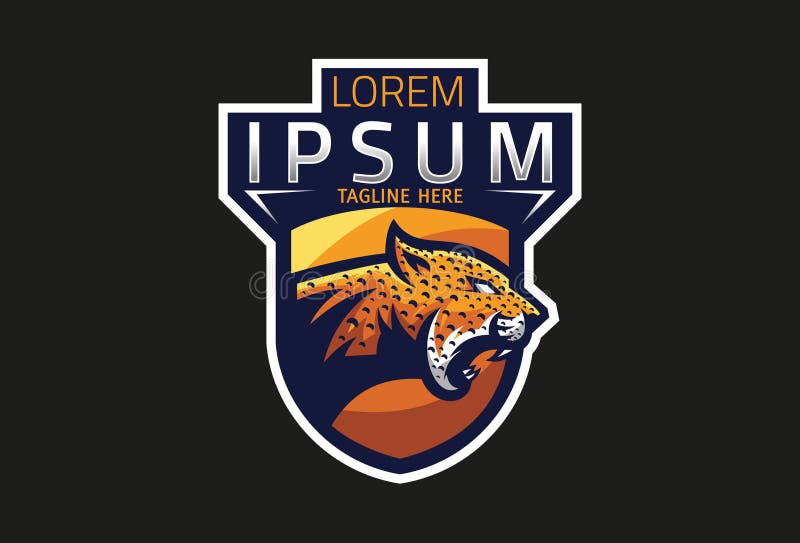 Modern Tiger Team Sports Logo Design Stock Vector - Illustration of ...