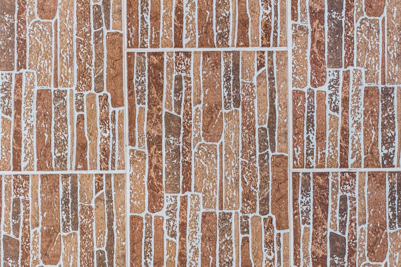 Modern Tile Wall Patterned Stone Texture Background Brown Abstract ...