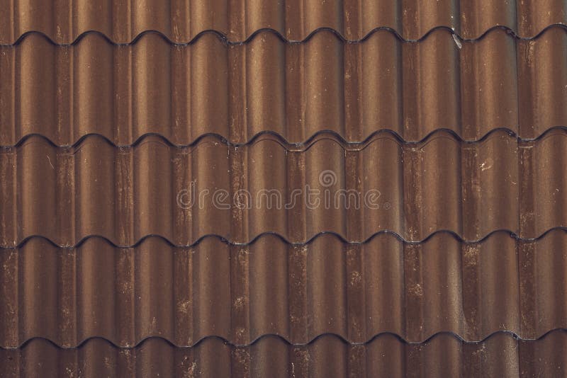 Modern Tiles Roof for Background Stock Image - Image of house, material ...