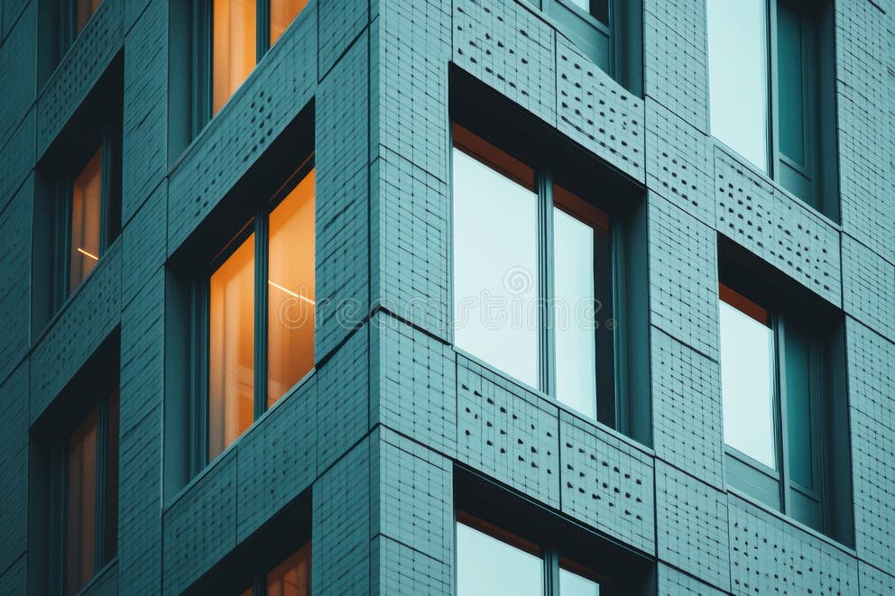 Modern and Timeless Design Concept with Minimalist Glass Brick Facade ...