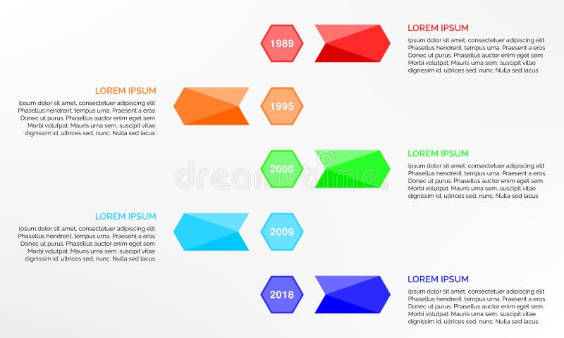 Simple Timeline Infographics Design Stock Image - Illustration of ...