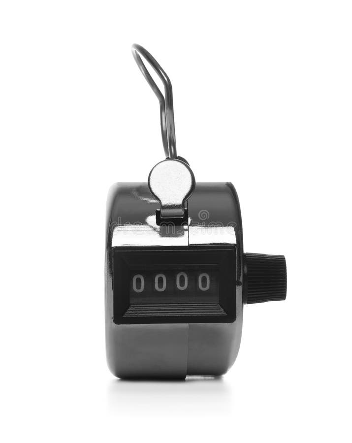 Modern Timer on White. Measuring Tool Stock Photo - Image of second ...