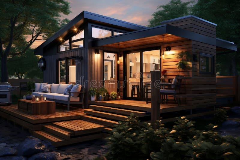 Modern Tiny Home Designs for Rustic, Cozy, and Sustainable Living. AI ...