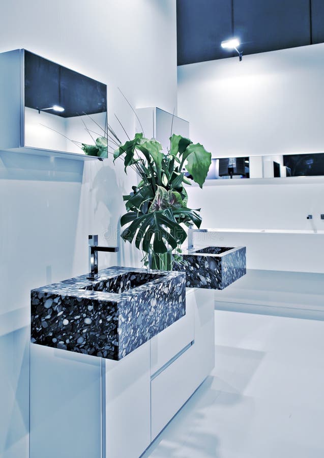 Modern toilette room stock image. Image of modern, design - 24042413