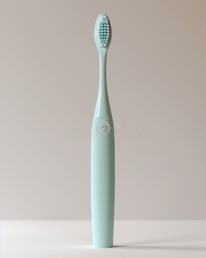 Modern Toothbrush Isolated on White Background Stock Illustration ...
