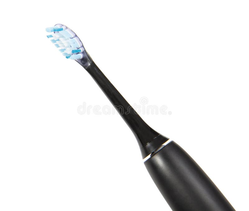 Modern Toothbrush Isolated on White Background Stock Image - Image of ...