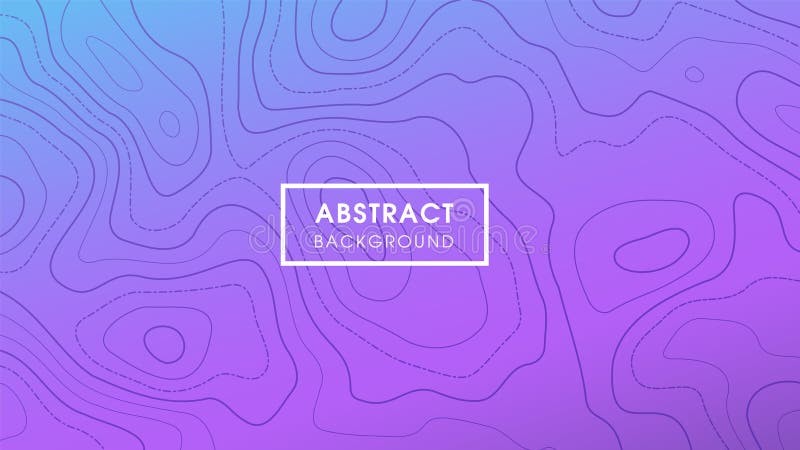 Modern Topographic Map Line Background. Concept of Geographic Pathway ...
