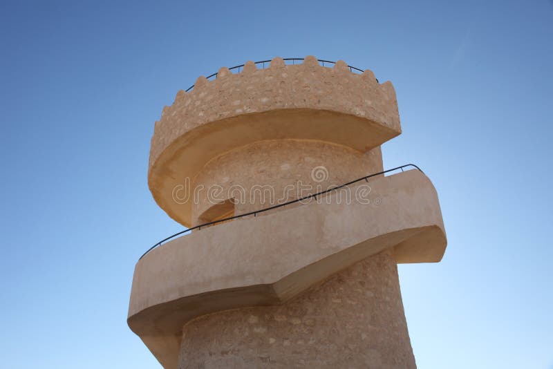 Modern touristic fort stock image. Image of architecture - 12570409