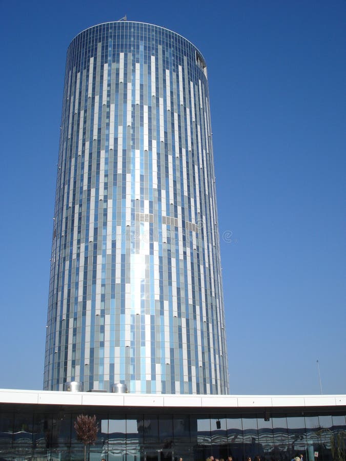 Modern tower in Bucharest stock photo. Image of contemporary - 42421746