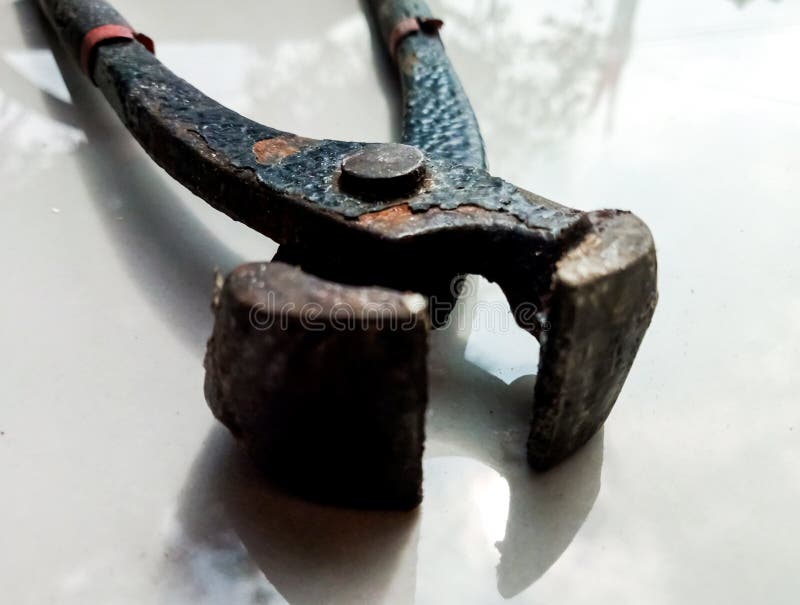 Modern Tower Pincer Tool for Builder Stock Image - Image of object ...