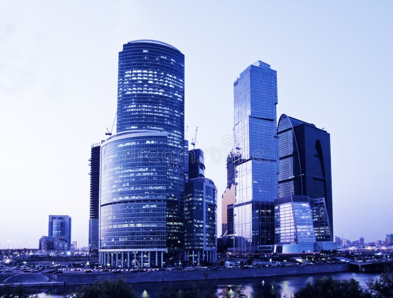 Modern town stock photo. Image of office, cityscape, business - 21132658