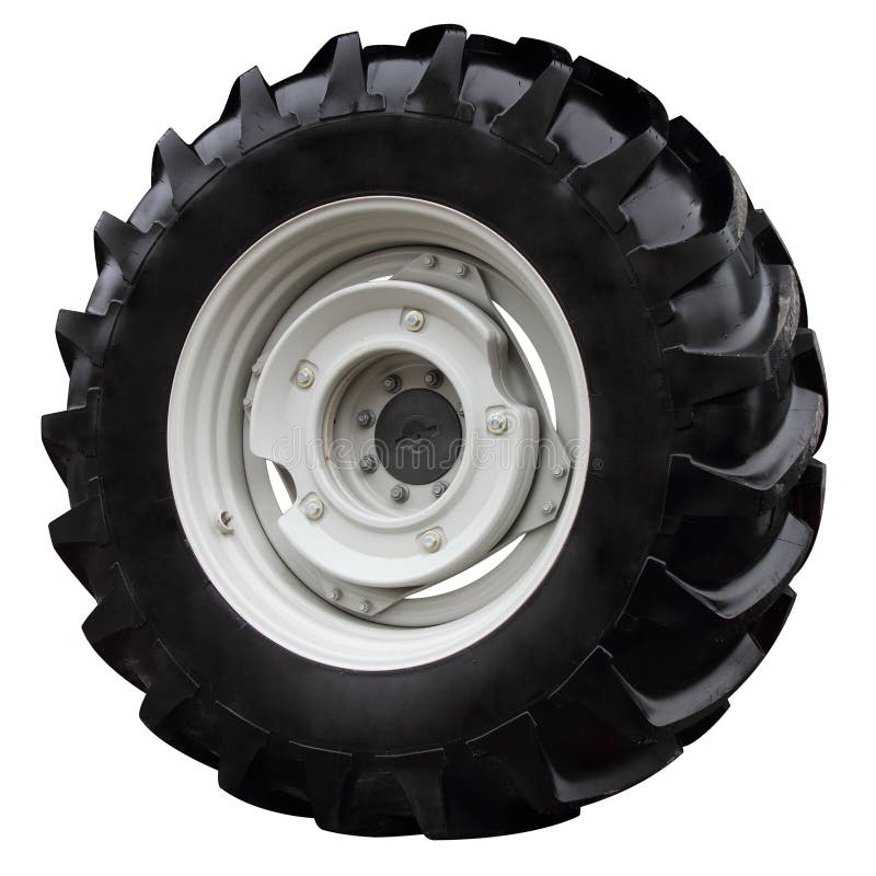 Modern tractor wheel stock image. Image of modern, vehicle - 56456965